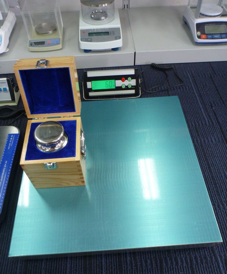 Mid Capacity Floor Scale - 50cm x 50cm Stainless Steel Platform Size ...