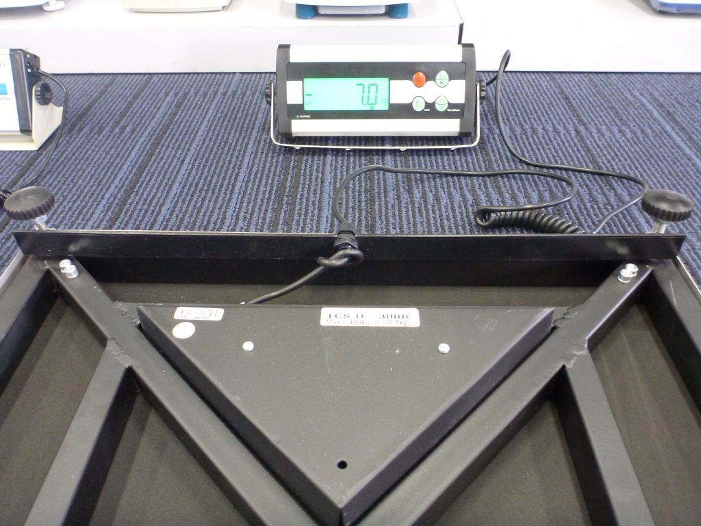Mid Capacity Floor Scale - 50cm x 50cm Stainless Steel Platform Size ...
